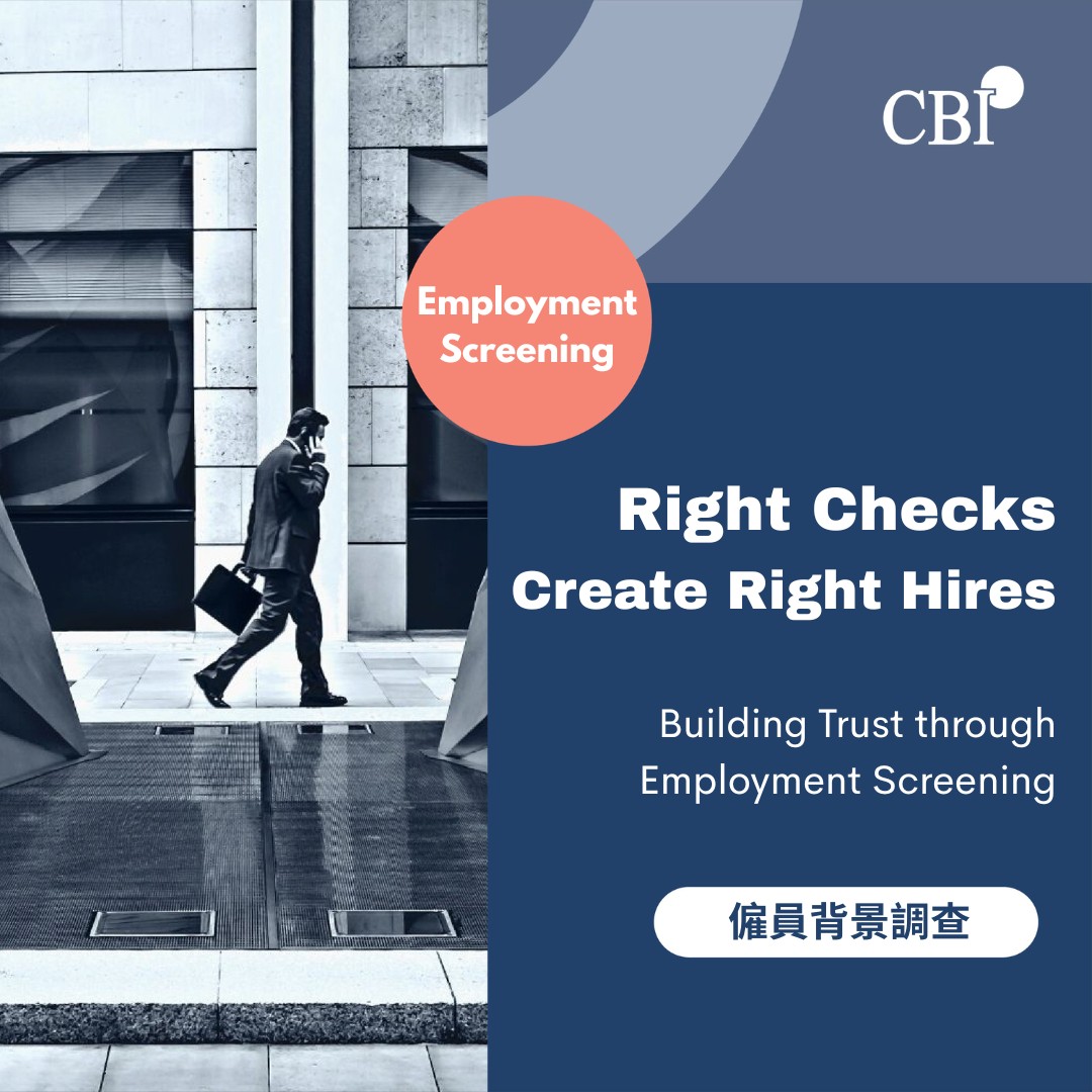 Right Checks Create Right Hires | CBI